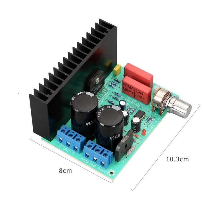 LM1876 AC 15-20V 2x30W Stereo Amfi Modülü Amfi Devreleri Motorobit ...