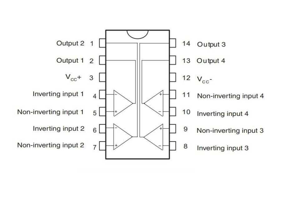 LM2901N PDIP-14 Komparatör Entegresi L/LF/LM/LMD Serisi Motorobit ...
