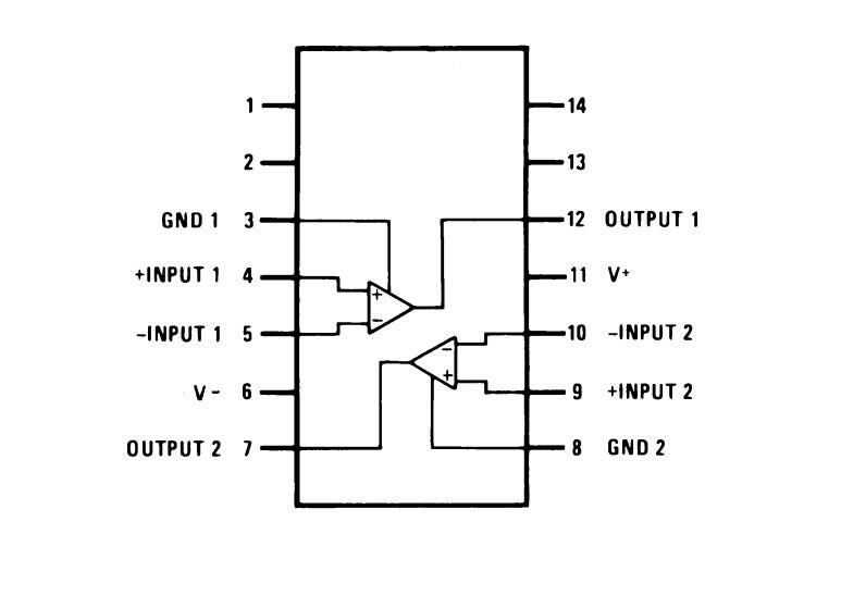 LM319N DIP-14 11.5mA Komparatör Entegresi L/LF/LM/LMD Serisi Motorobit ...