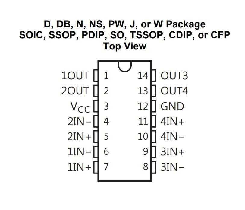 LM339 SMD SO14 Entegre L/LF/LM/LMD Serisi Motorobit - Motorobit.com