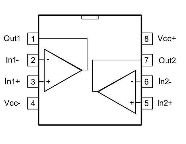 LM358G SOIC-8 SMD OpAmp Entegresi L/LF/LM/LMD Serisi Motorobit - Motorobit.com