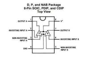 LM358P DIP-8 Op-Amp Entegresi L/LF/LM/LMD Serisi Texas Instruments ...
