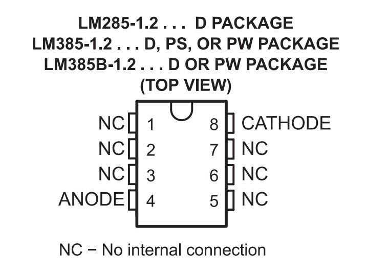 LM385 1.2 SOIC-8 Voltaj Referans Entegresi L/LF/LM/LMD Serisi Motorobit - Motorobit.com