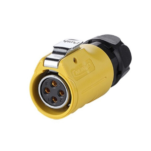 LP-20-J04PE-01-021 4-Pin Su Geçirmez Konnektör - Dişi LP-20 Serisi Su ...