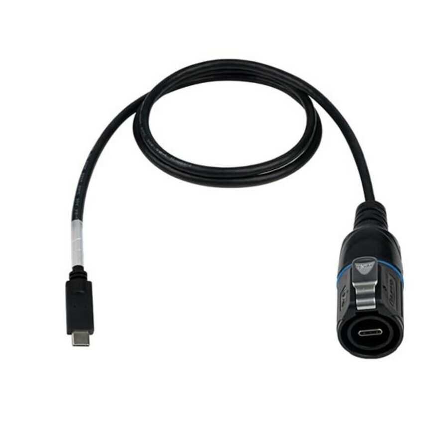 LP16-TYPEC-MP-MP-0D5M-002 Waterproof Type C 3.1 Male Connector - 0.5M ...