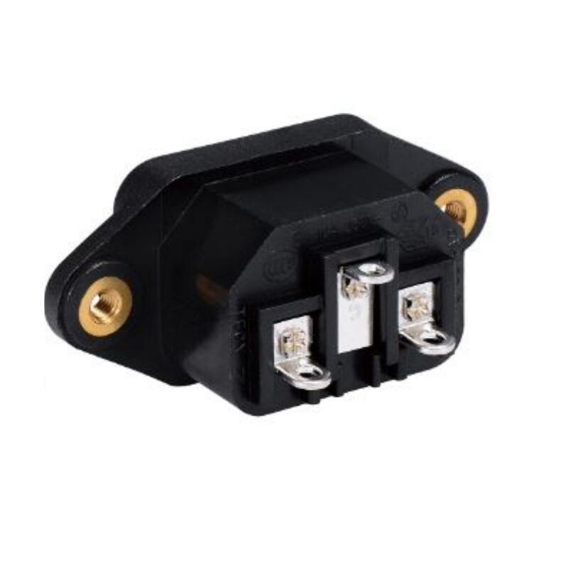 Male Power Socket with Triple Ear - TU-301-AP Motorobit - Motorobit.com