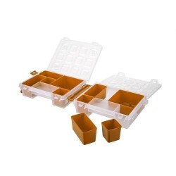Mano Twin Toolbox Orange T-ORG-7 Organizer Motorobit - Motorobit.com