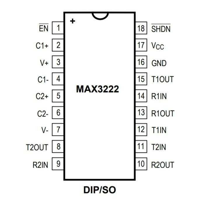 MAX3232 SMD SO16 Entegre MAX/MCP/OP/TC/TDA Serisi Motorobit - Motorobit.com