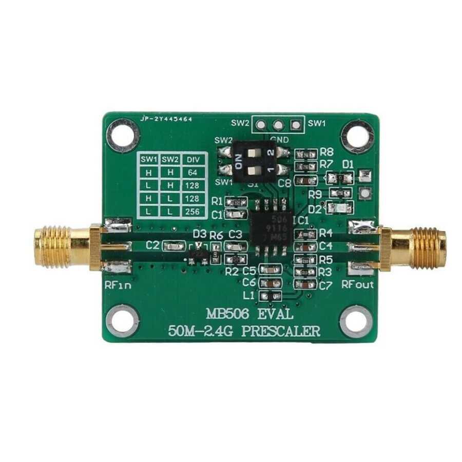 MB506 Module Microwave Prescaler 64 128 256 2.4GHz Frequency Divider ...