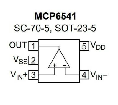 MCP6541T-I/OT SOT-23-5 SMD Komparatör Entegresi MAX/MCP/OP/TC/TDA Serisi Motorobit - Motorobit.com