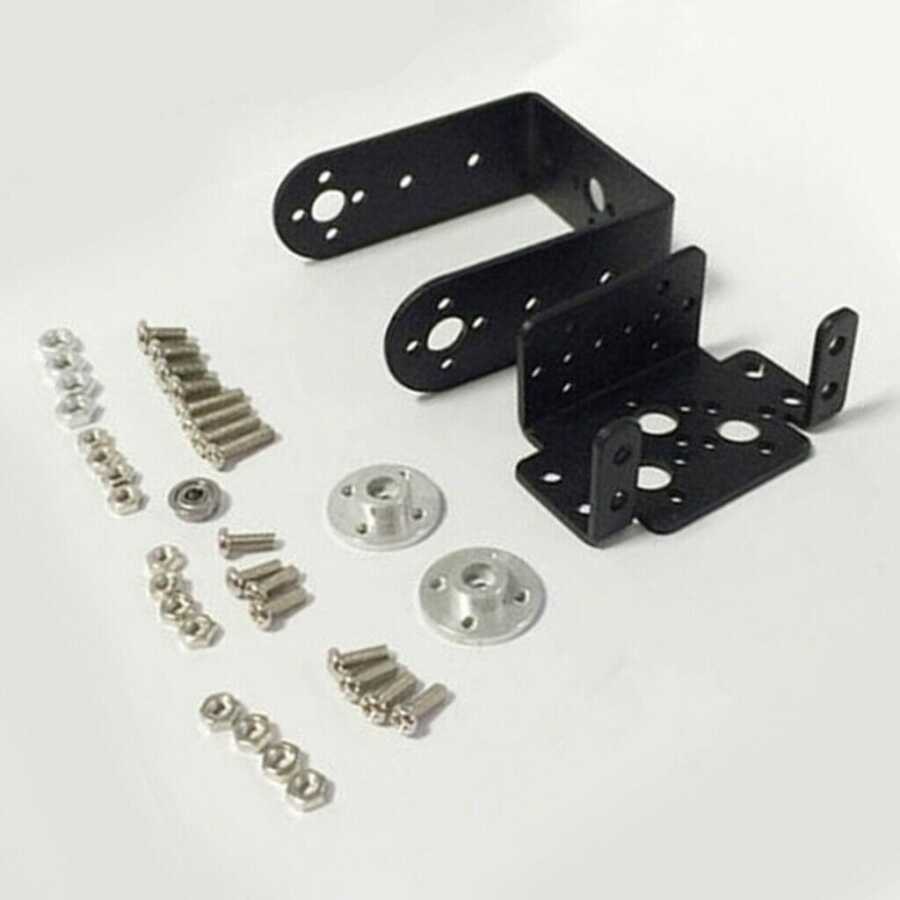 Metal Pan Tilt 2 Eksen - 2 x MG996R Dahil Robot Kol - Gripper Motorobit ...