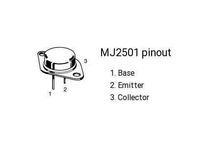 MJ2501 - TO3 PNP Transistor MJ / MJW Transistör Motorobit - Motorobit.com