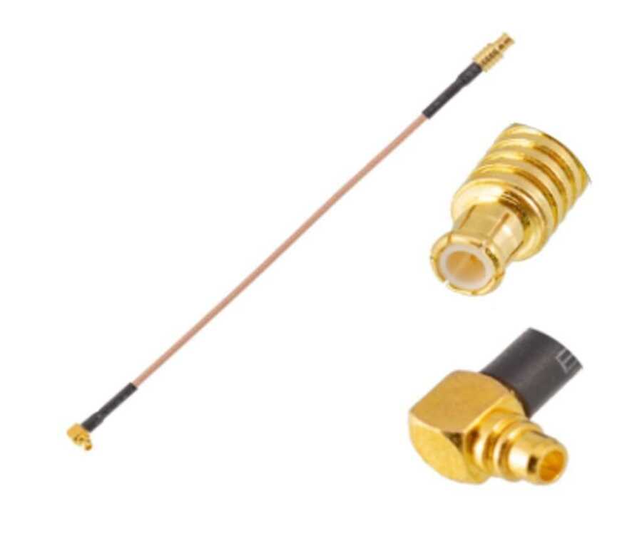 MMCX-JW MCX-J RG316 Converter Cable - 9cm Motorobit - Motorobit.com