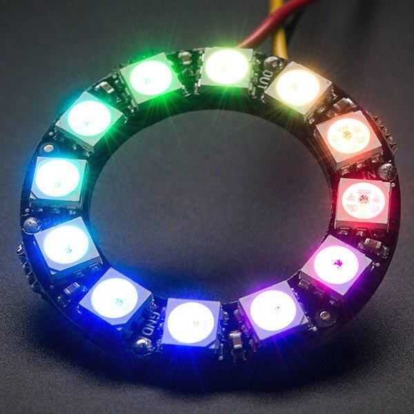 NeoPixel 12'li Halka NeoPixel Motorobit - Motorobit.com