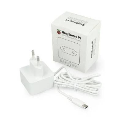 Original Raspberry Pi Adapter 5V 3A - White Motorobit - Motorobit.com
