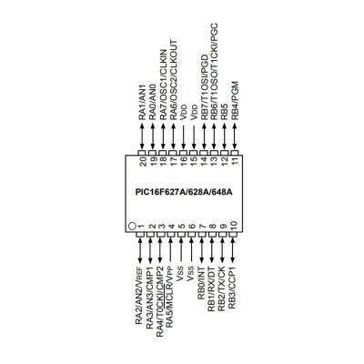 PIC16F628A SMD SOIC-18 8-Bit 20MHz Mikrodenetleyici PIC ...