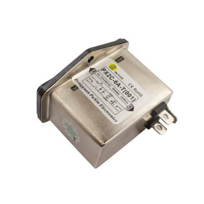 PX2C-6A EMI Filtre 6A Anahtarlı Erkek Power Soketi - Sigorta Yuvalı Power Konnektörü Motorobit ...