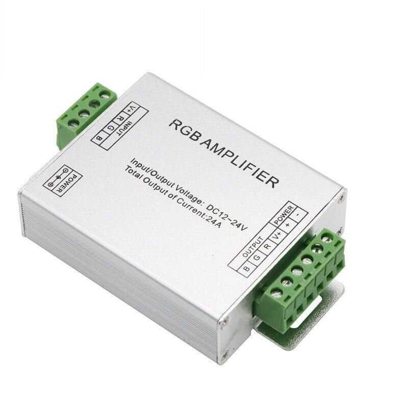 Rgb Amplifier 12-24V Ara Sinyal Güçlendirici 24A Modül Ledler Motorobit ...