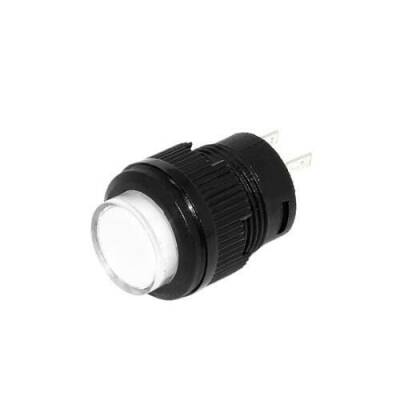 RL16-503B 16MM Led Plastic Push Button White Motorobit - Motorobit.com