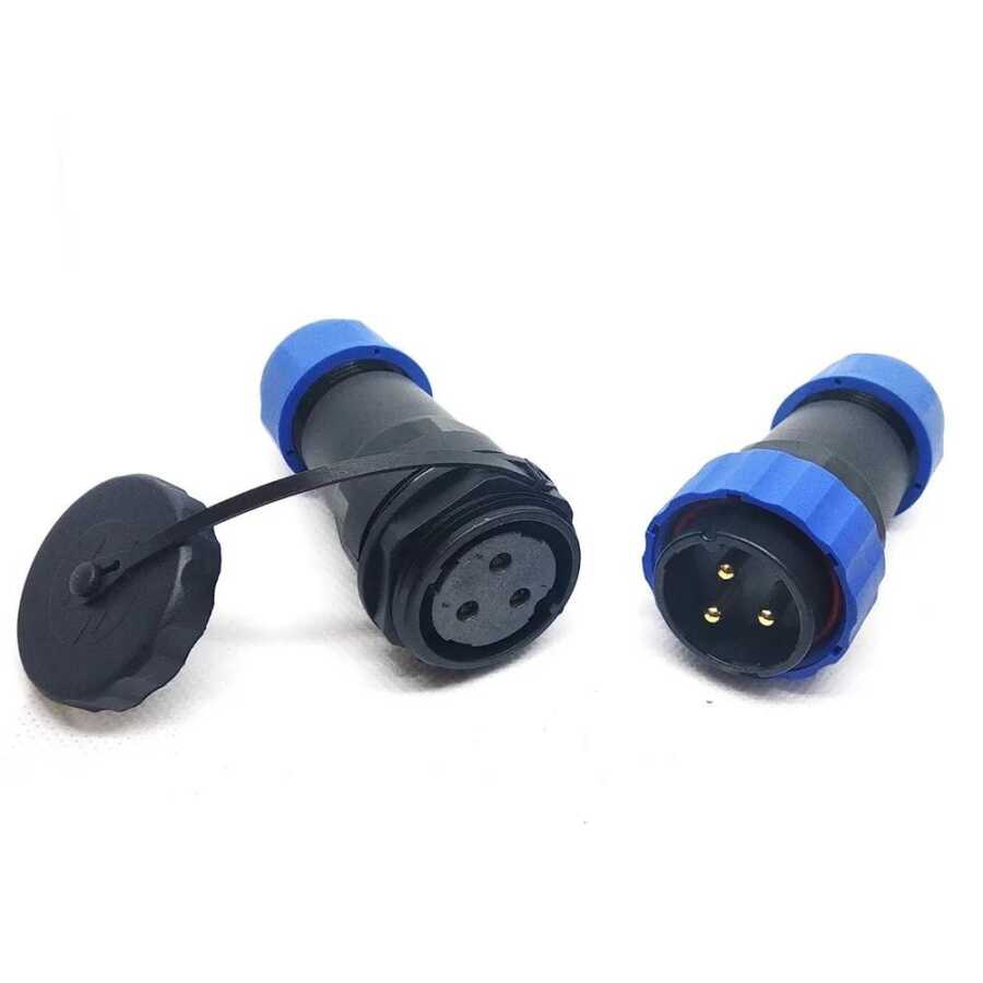 SD28 3 Pin 28mm Waterproof Connector Kit Motorobit - Motorobit.com