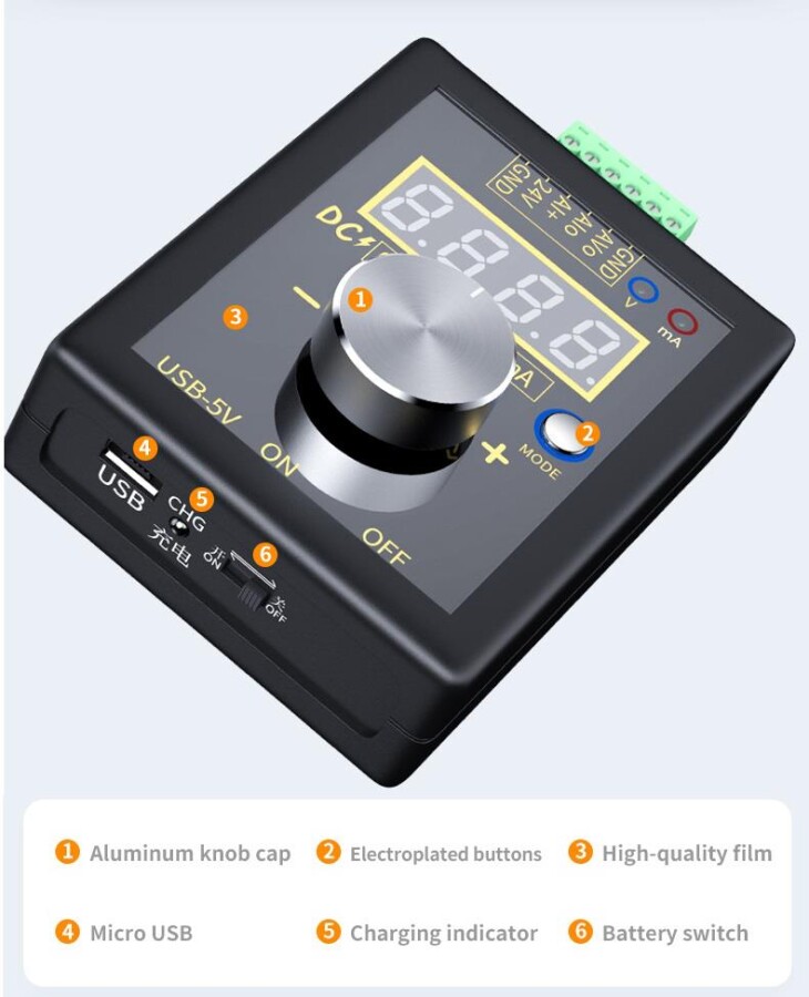 SG-002 Analog ±12V 0-24mA Signal Generator Motorobit - Motorobit.com