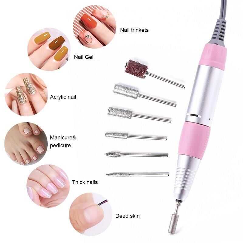 Sina Manicure Pedicure Nail File Set - Black Motorobit - Motorobit.com