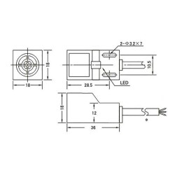 SN04-P2 10-30V 5mm PNP NC Endüktif Mesafe Sensörü SN04 Serisi Endüktif ...