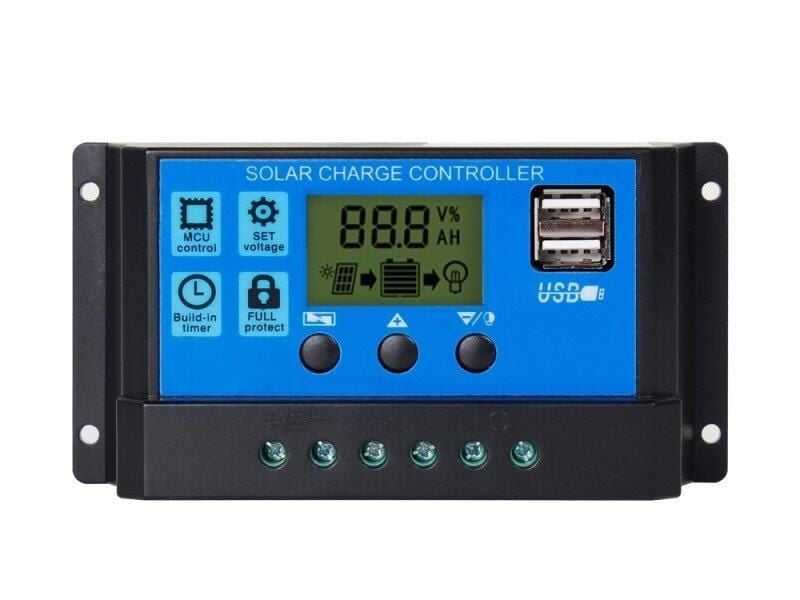 Solar Panel Battery Charger 20A 12/24V Motorobit - Motorobit.com