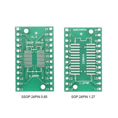 SOP24 & TSSOP24 & SSOP24 Smd - Dip Çevirici SMD DIP Dönüştürücü ...