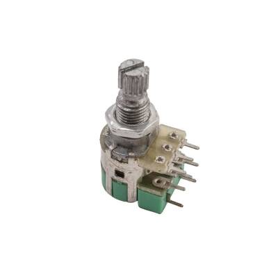 Stereo Potentiometer with 20K Switch Motorobit - Motorobit.com
