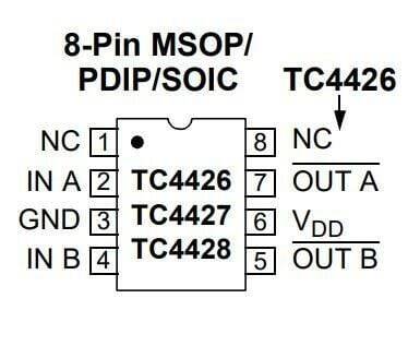 TC4426 SOIC-8 Mosfet Sürücü Entegresi MAX/MCP/OP/TC/TDA Serisi ...