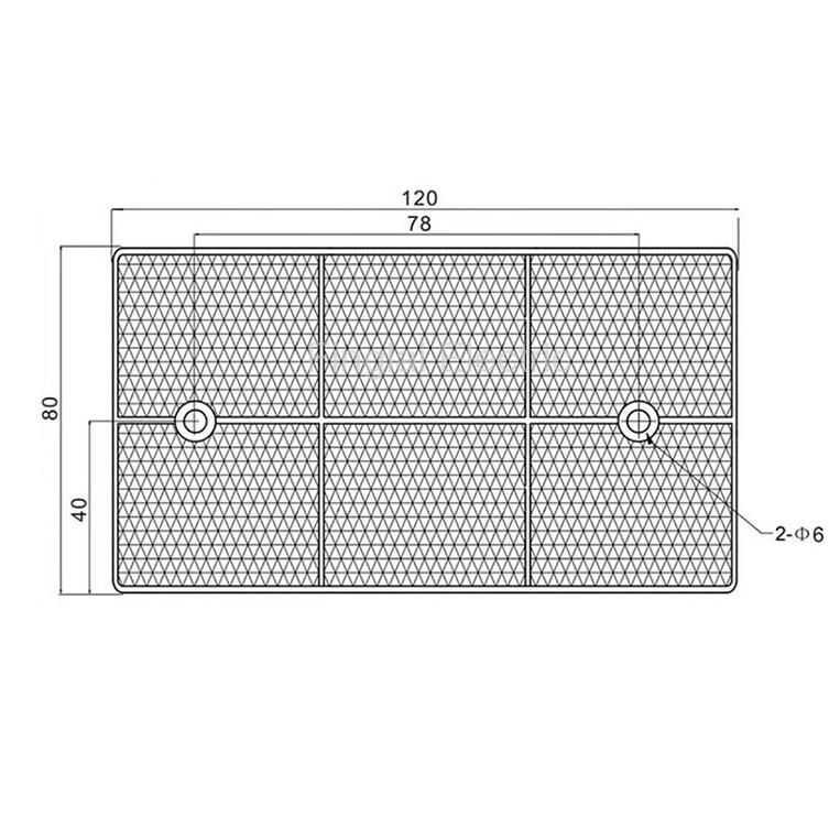 TD-12 120x80 Reflector / Distance Sensors Compatible Motorobit - Motorobit.com