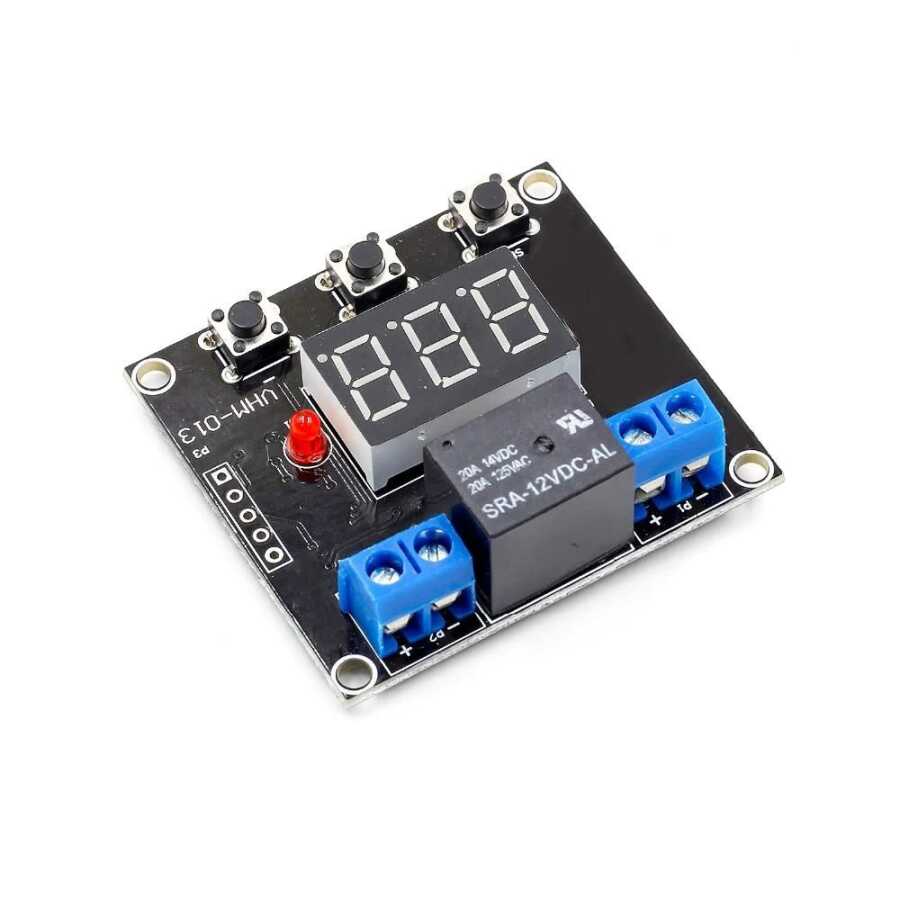 Time Adjusted 12-16V Countdown Voltage Cut Relay Circuit Motorobit ...