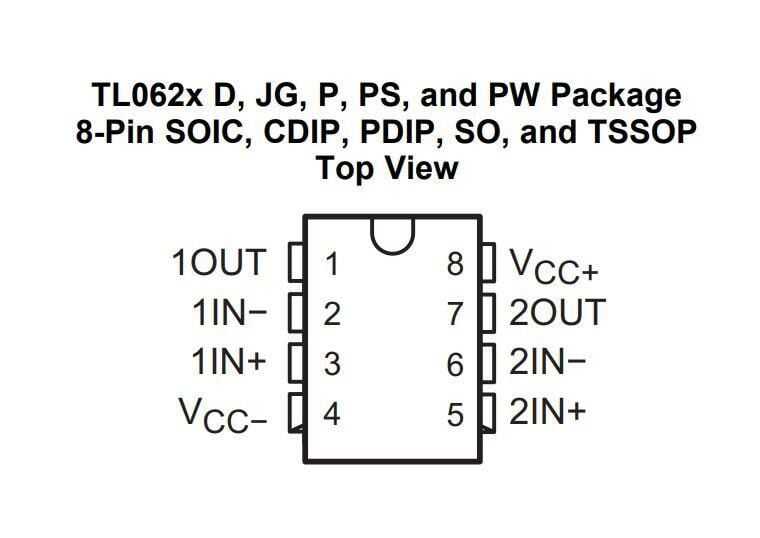 TL062CP DIP8 Integrated Motorobit - Motorobit.com