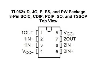 TL062CP DIP8 Integrated Motorobit - Motorobit.com