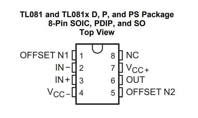 TL081 SMD SO8 Entegre TL/TLC/UC/UDN/ULN Serisi Motorobit - Motorobit.com