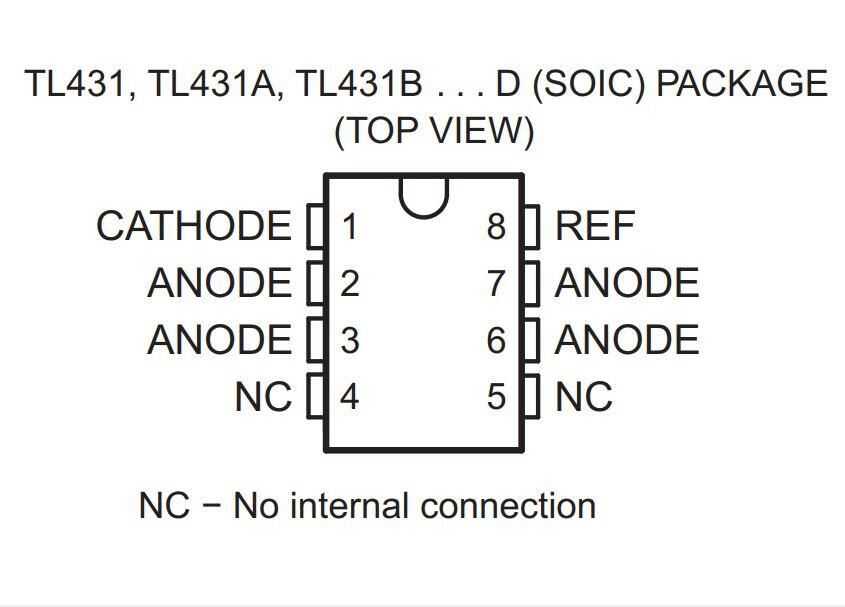 TL431 SMD SOIC-8 Entegre TL/TLC/UC/UDN/ULN Serisi Motorobit - Motorobit.com
