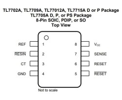 TL7705 SMD SOIC-8 Integrated Motorobit - Motorobit.com