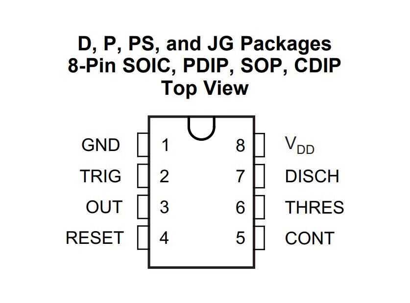 TLC555CDR SMD SOIC-8 Entegre TL/TLC/UC/UDN/ULN Serisi China - Motorobit.com
