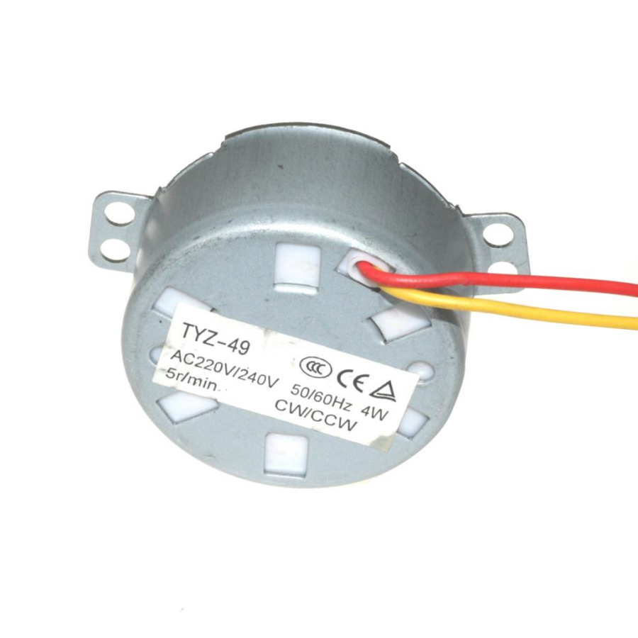 TYZ-49 5rpm 4W AC Synchronous Motor Motorobit - Motorobit.com
