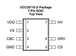 UCC28710DR SMD SOIC-7 Entegre TL/TLC/UC/UDN/ULN Serisi China - Motorobit.com