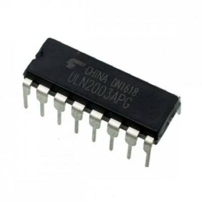 ULN2003APG DIP16 Entegre TL/TLC/UC/UDN/ULN Serisi Motorobit - Motorobit.com