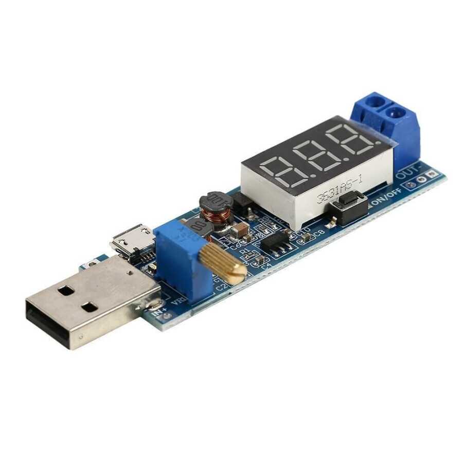 USB Booster Voltage Regulator (5V to 3.3V-24V) Motorobit - Motorobit.com
