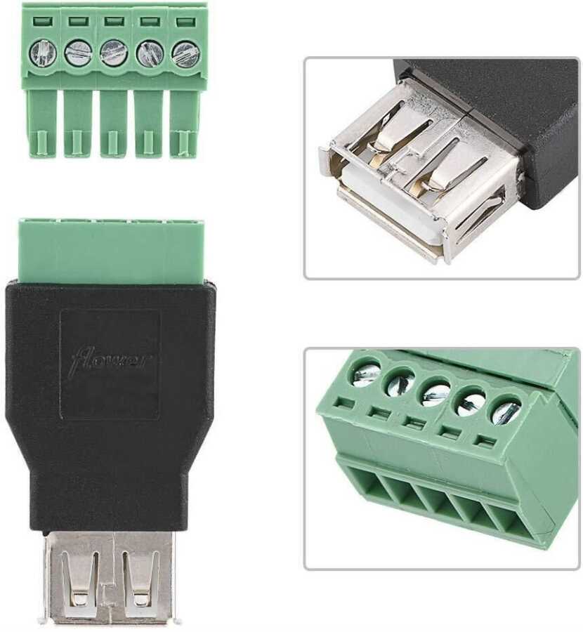 Usb female connector store