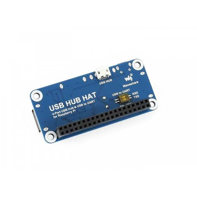Waveshare 4 Port USB HUB HAT for Raspberry Pi Raspberry Pi Elektronik ...