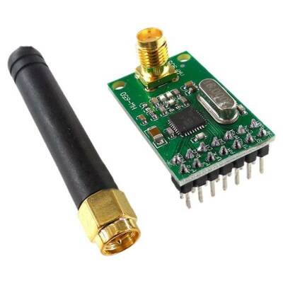 Wireless NRF905 Verici Modül (Antenli) RF Alıcı-Verici Motorobit - Motorobit.com