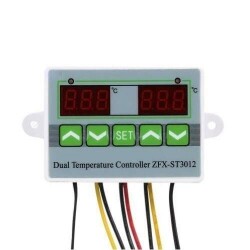 ZFX-ST3012 24V Dual Relay Output Thermostat - Temperature Controller Motorobit - Motorobit.com
